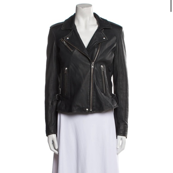 IRO | Jackets & Coats | Iro Leather Biker Jacket Sz 4 Fr | Poshmark
